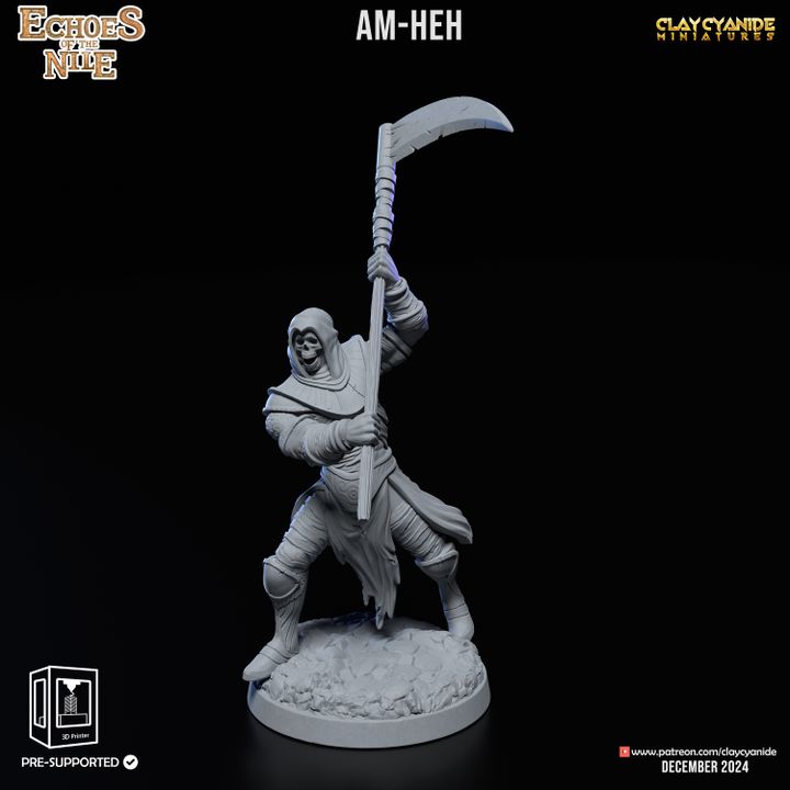 3D Printable Am-heh by Clay Cyanide Miniatures