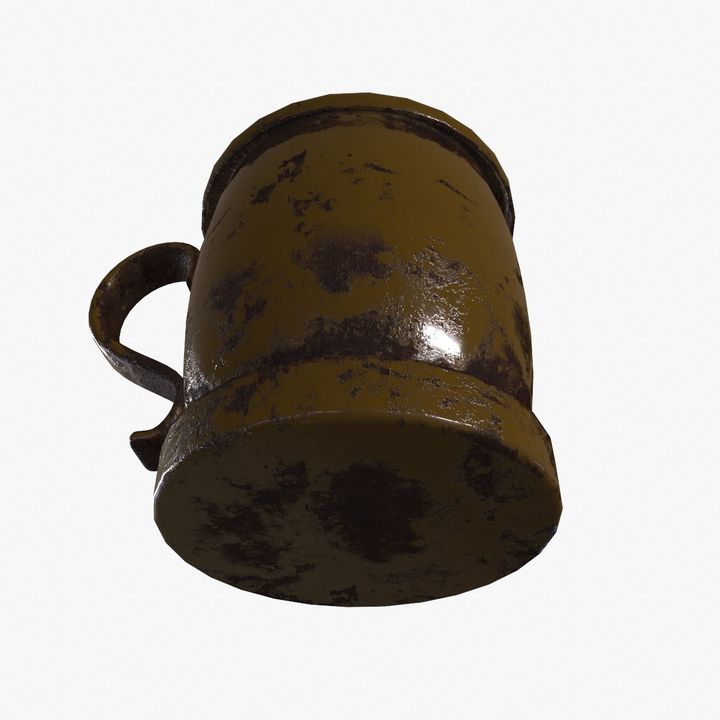 3D Printable old cup John by Meo To