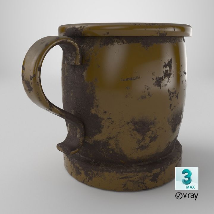 3D Printable old cup John by Meo To