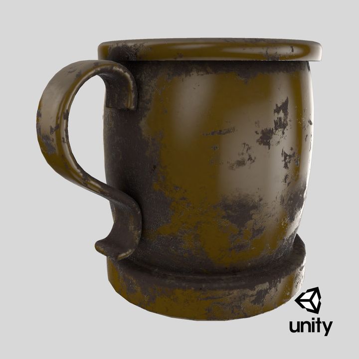 3D Printable old cup John by Meo To