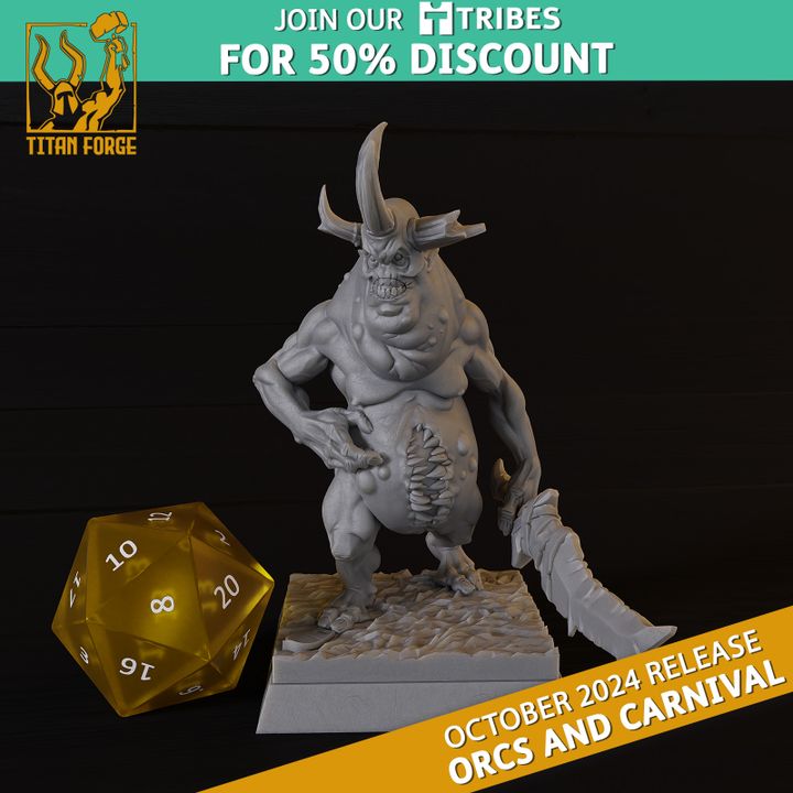 3D Printable Filth Demons - Orcs and Carnival vol.2 - Titan Forge ...