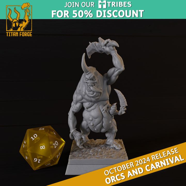 3D Printable Filth Demons - Orcs and Carnival vol.2 - Titan Forge ...