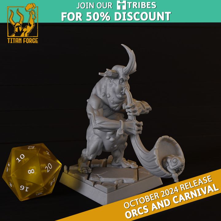 3D Printable Filth Demons - Orcs and Carnival vol.2 - Titan Forge ...