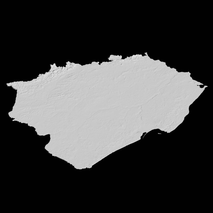 3D Printable Poland Country Topographic Map - 3D Terrain Elevation ...