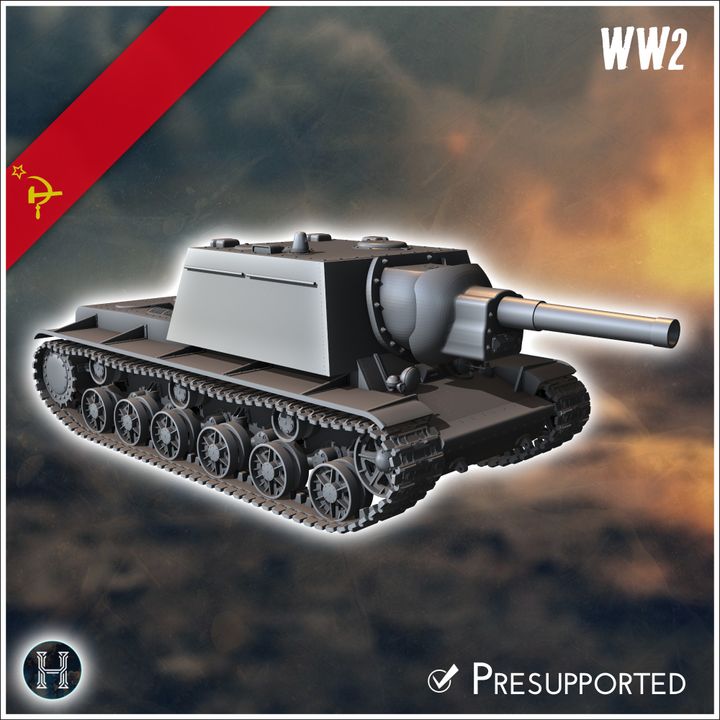 3D Printable Russian tanks pack No. 2 (KV and variants) - Soviet army ...