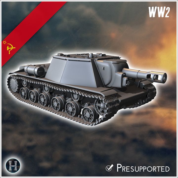 3D Printable Russian tanks pack No. 2 (KV and variants) - Soviet army ...