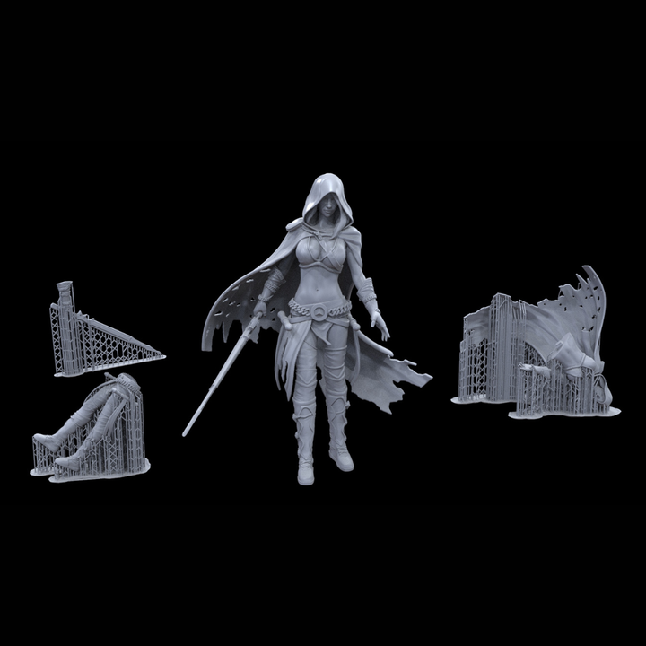 3D Printable The Assasin | STL Figure for 3D Printing by Tatiana Klein ...
