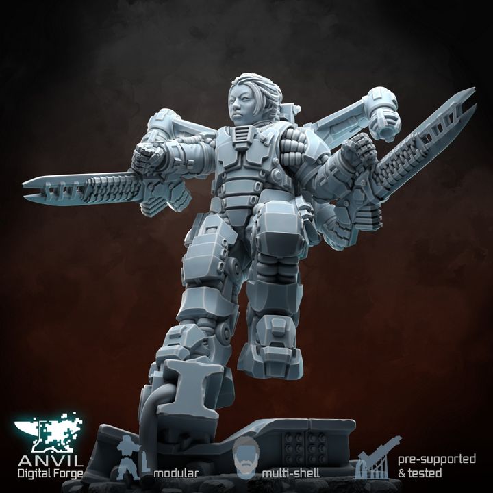 3D Printable Republic Pulse Mech Booster Pack (Afterlife PCR) - Modular ...