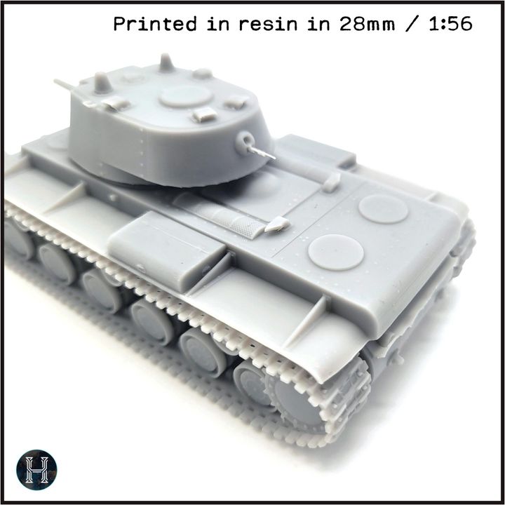 3D Printable KV-1 M1940 - Soviet army WW2 Second World East front ...
