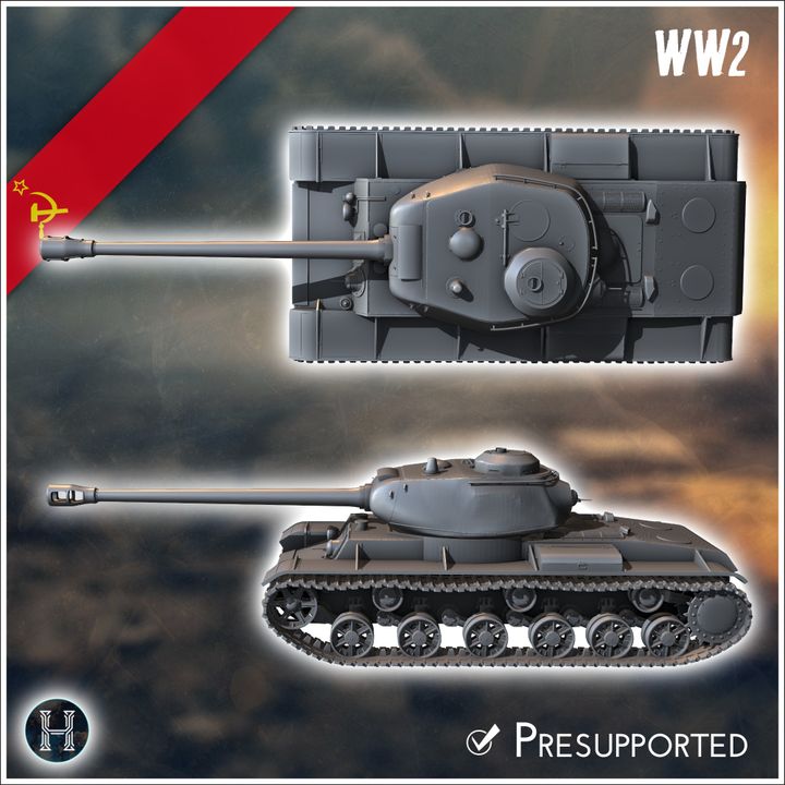 3D Printable KV-122 - Soviet army WW2 Second World East front Ostfront ...