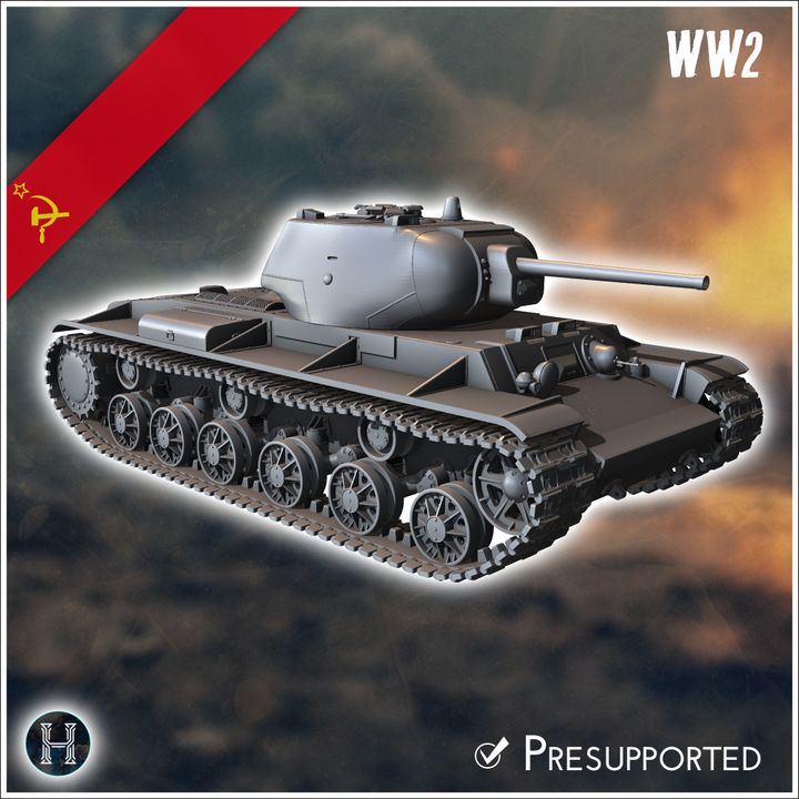 3D Printable KV-1s - Soviet army WW2 Second World East front Ostfront ...