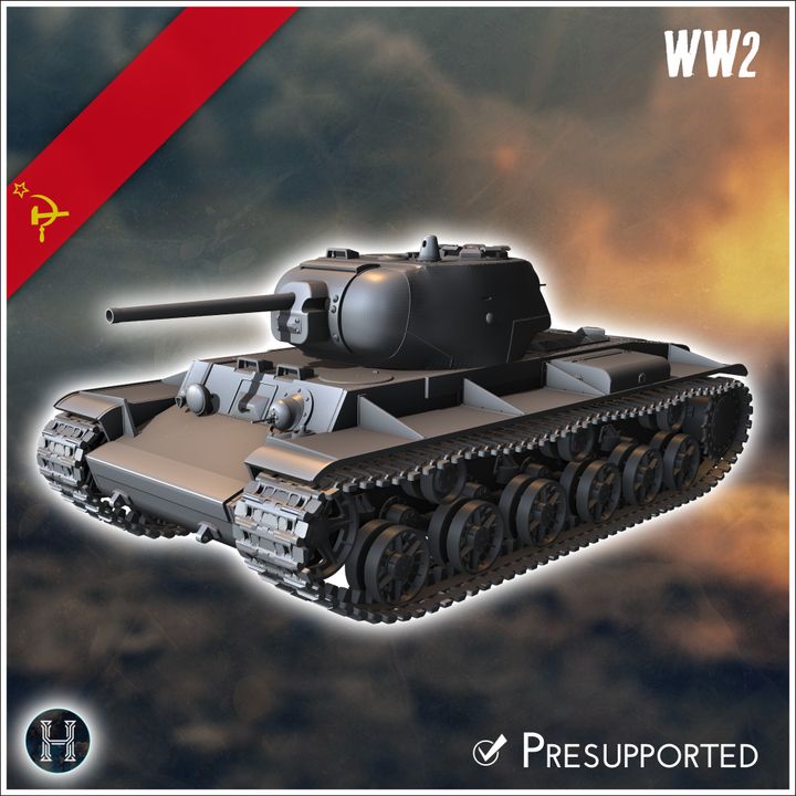 3D Printable KV-1s - Soviet army WW2 Second World East front Ostfront ...