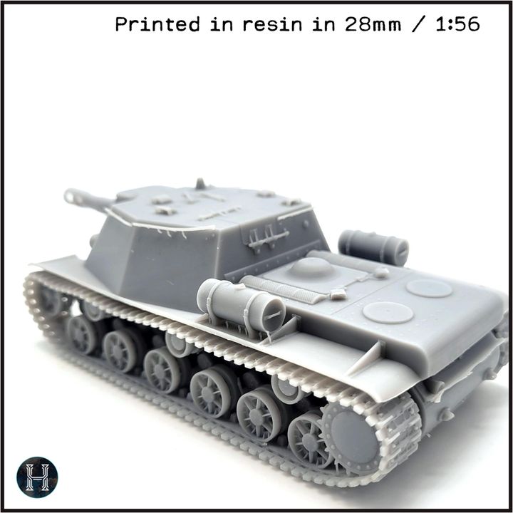 3D Printable SU-203 mortar - Soviet army WW2 Second World East front ...