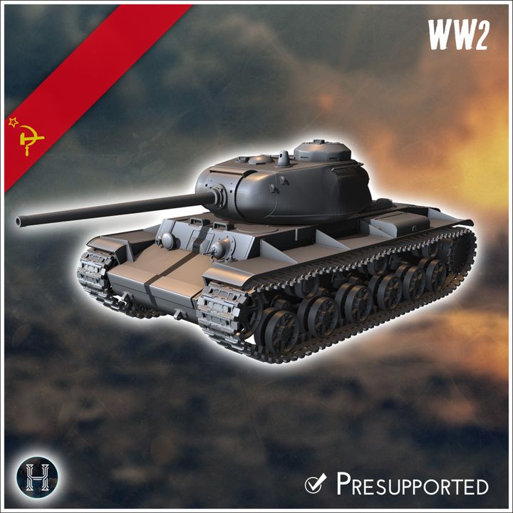 3D Printable KV-85 (Object 239) - Soviet army WW2 Second World East ...