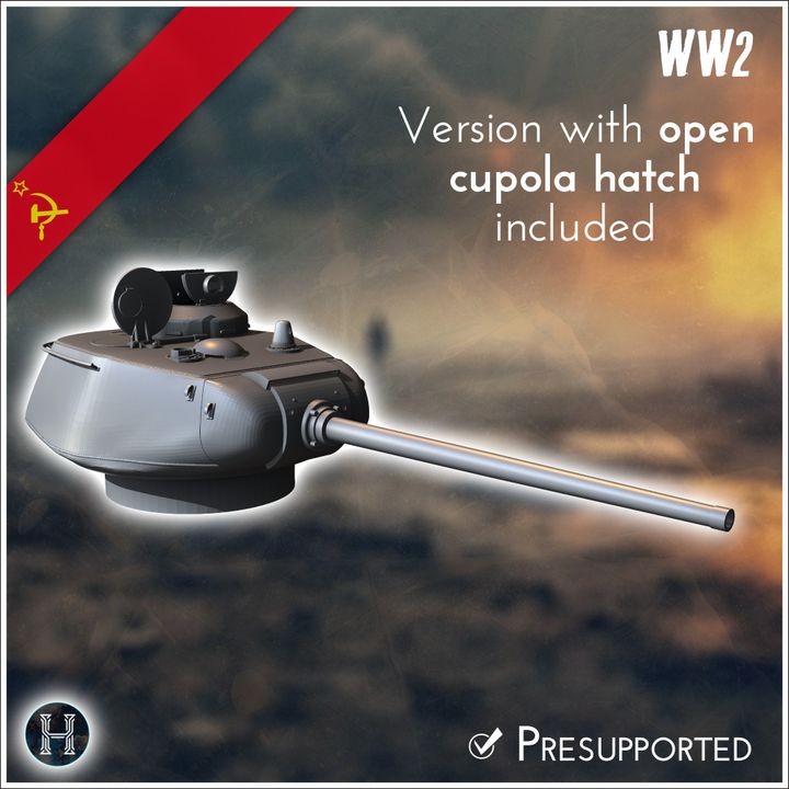 3D Printable KV-85 (Object 239) - Soviet army WW2 Second World East ...