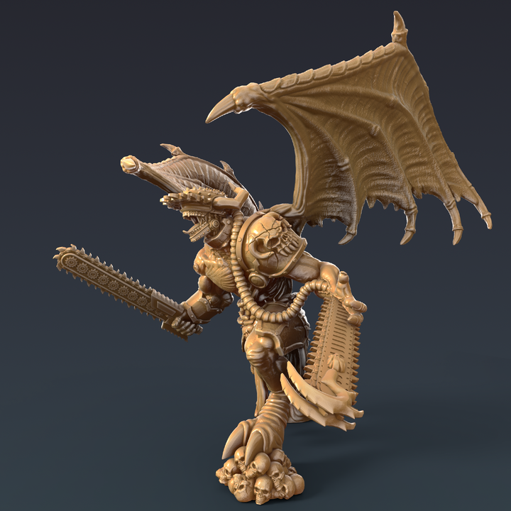3D Printable Chainsaw Daemon Primarch by Kalashnikov 3D