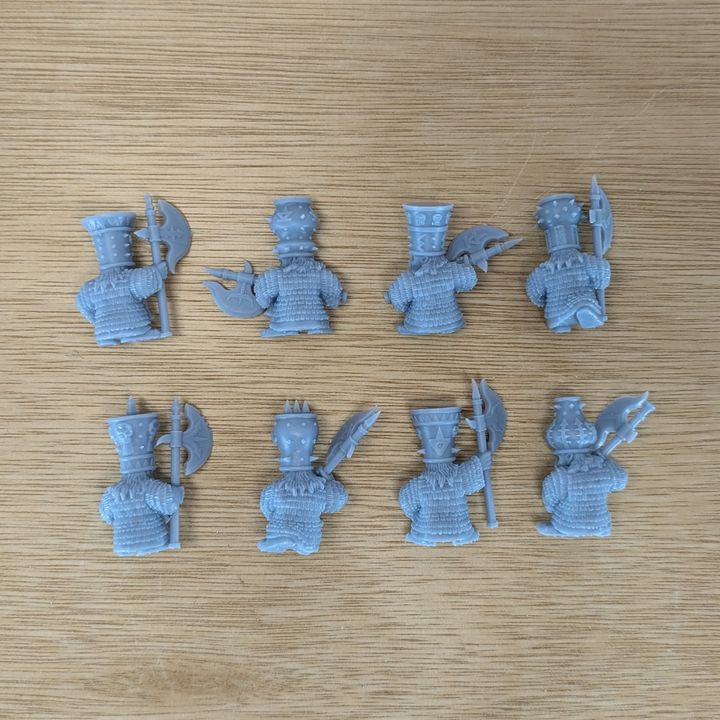 3D Printable Blackhearth Guard Dwarves of Zarakh by Nineforge