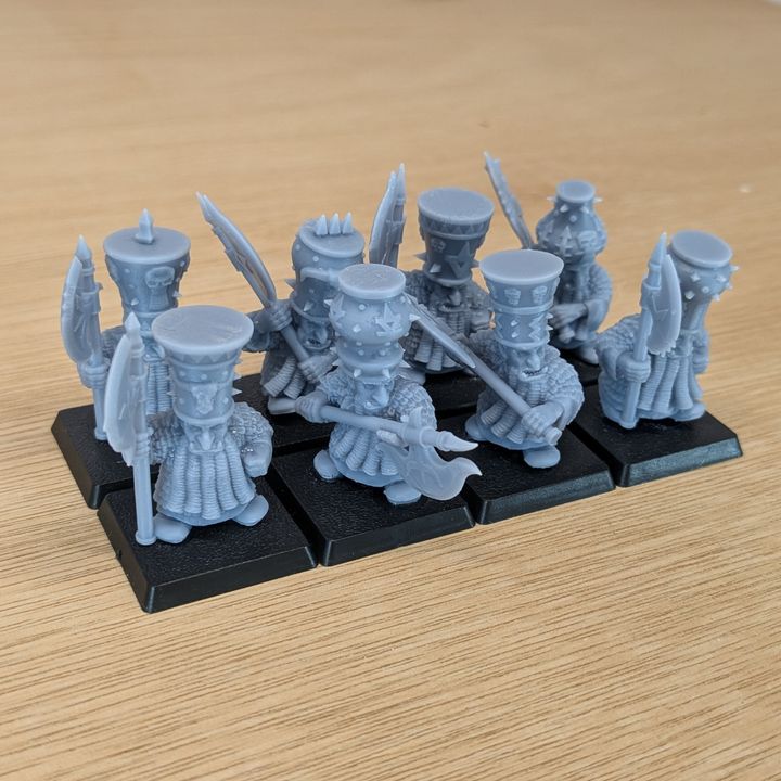 3D Printable Blackhearth Guard Dwarves of Zarakh by Nineforge