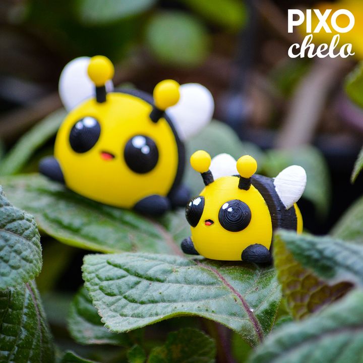 3D Printable Mini Bee Flexi Super Sweet by Pixochelo
