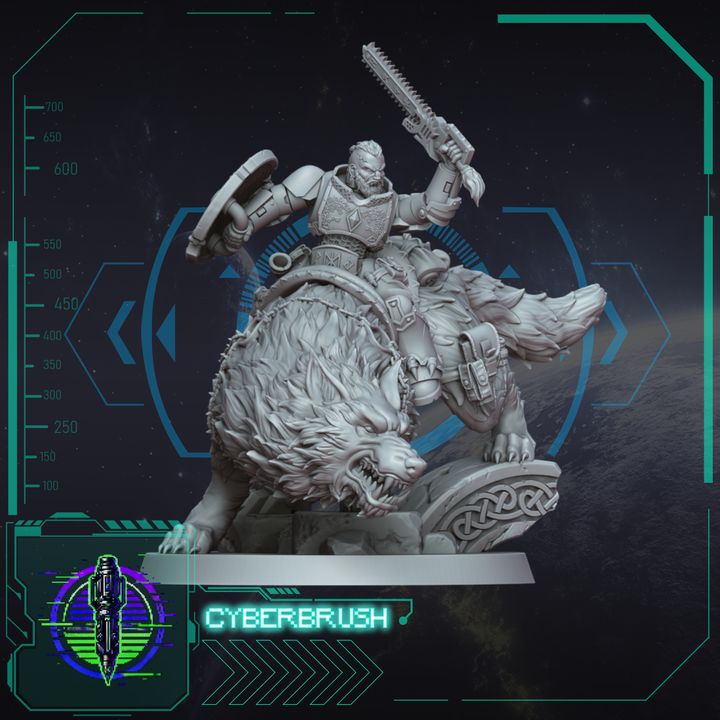 3D Printable StormWolf Rider 5 by Cyberbrush