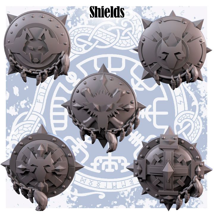 3D Printable Small Shields by Sergeant Hammer