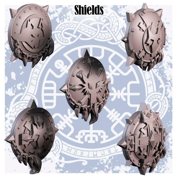 3D Printable Small Shields by Sergeant Hammer