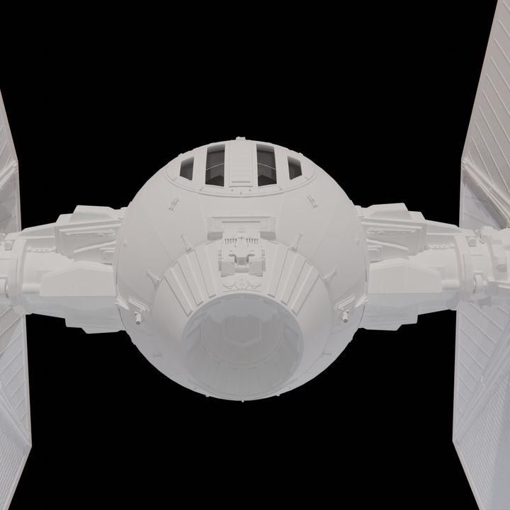 3D Printable star wars tie wing by MACH