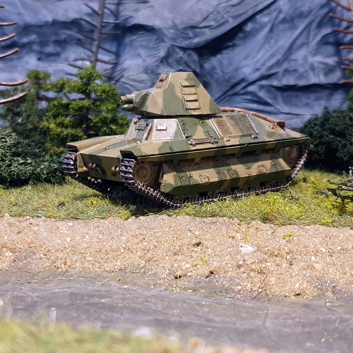 3D Printable FCM36 French Light Tank - 1:56 scale by Culverin Models