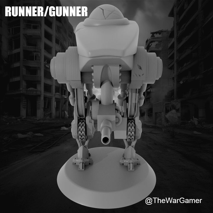 3D Printable Runner/Gunner by The WarGamer