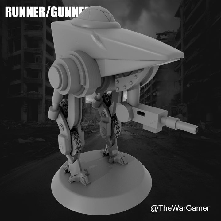 3D Printable Runner/Gunner by The WarGamer