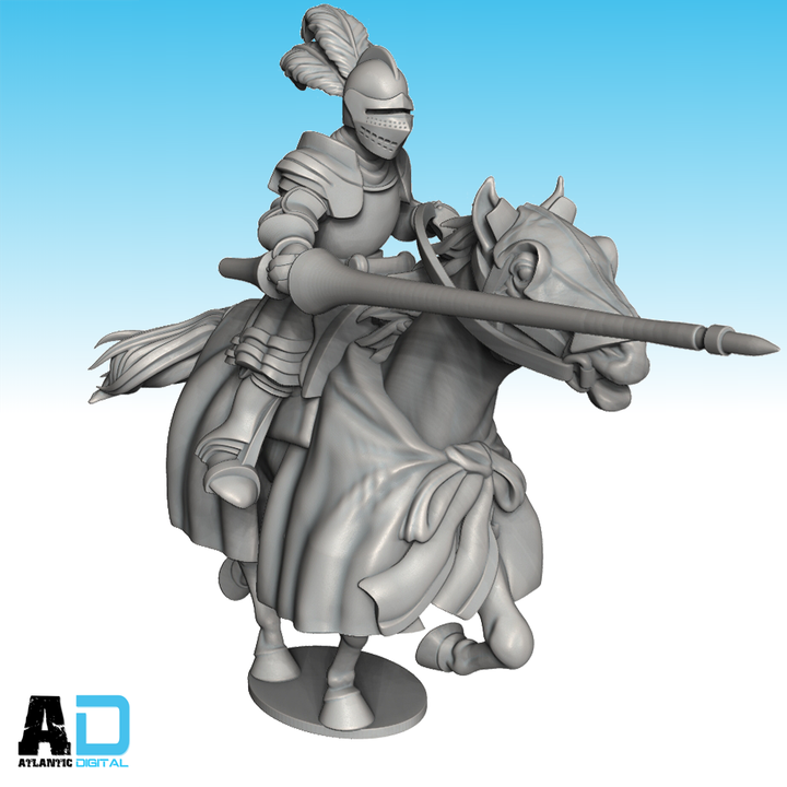 3D Printable Italian Wars Gendarmes by Wargames Atlantic