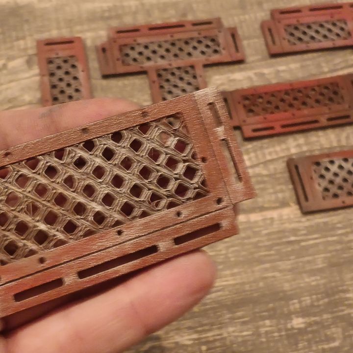 3D Printable boarding actions inlay walk ways pack 01 by Crea'Tim Michiels