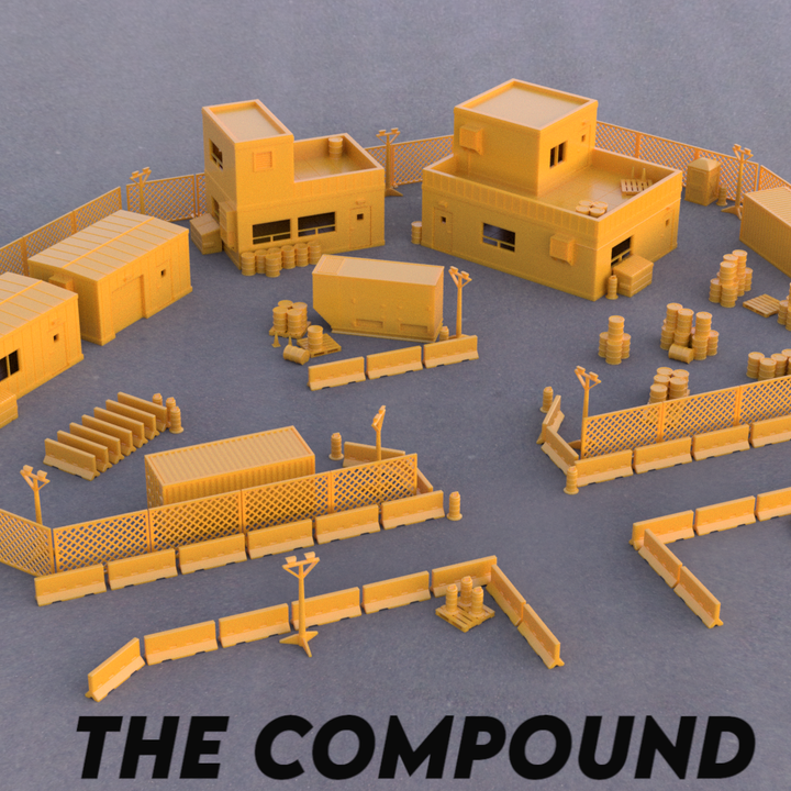3D Printable The Compound by Vanguard Terrain
