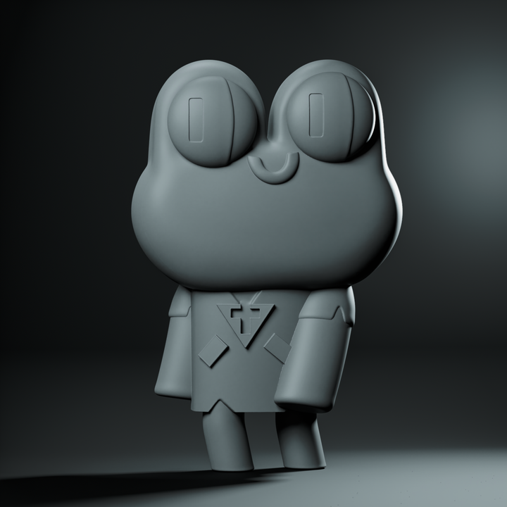 3D Printable Frog Initiate (3 variants), Cult of the Lamb Miniature ...