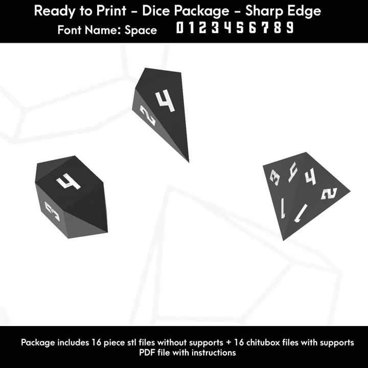 3D Printable Dice Masters – Ready to Print - 16 Piece Set ...