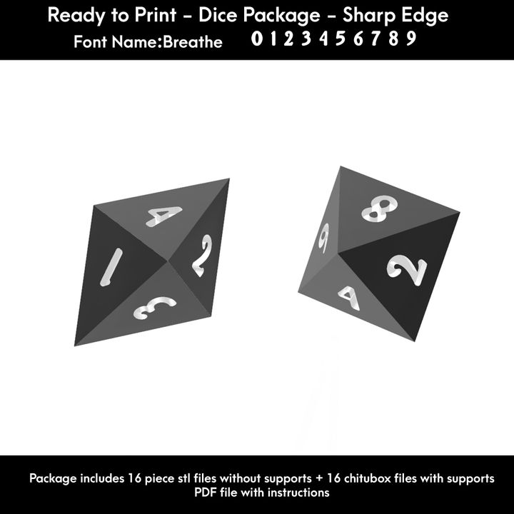 3D Printable Dice Masters – Ready to Print - 16 Piece Set ...