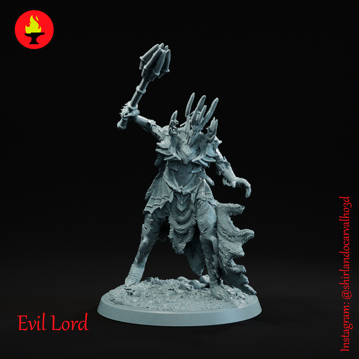 3D Printable Evil Lord by Evil Forge