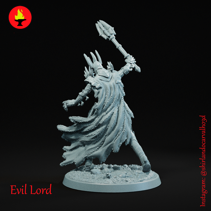 3D Printable Evil Lord by Evil Forge