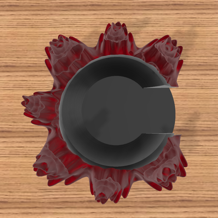 3D Printable dragon scale echo dot 5th gen holder by Aaron Shoaf