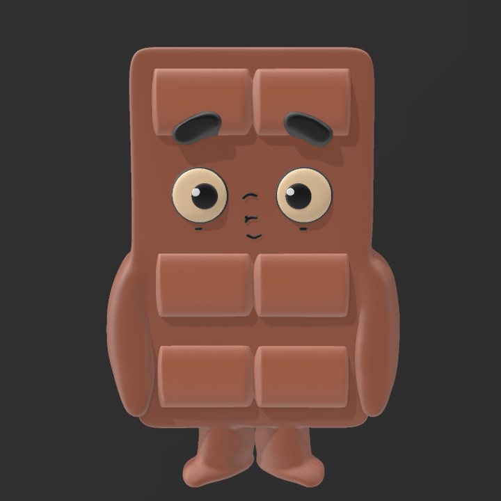3D Printable Choco from Choco & Pancake by Aaron Shoaf