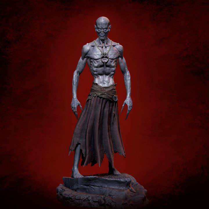 3D Printable the Witcher 3 The Unseen Elder by Denis