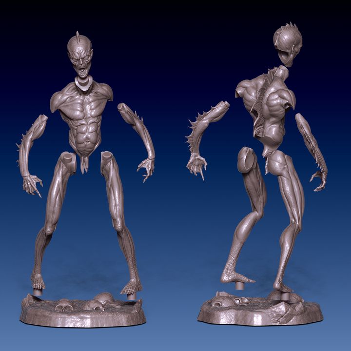 3D Printable Drowner the witcher 3 by Denis