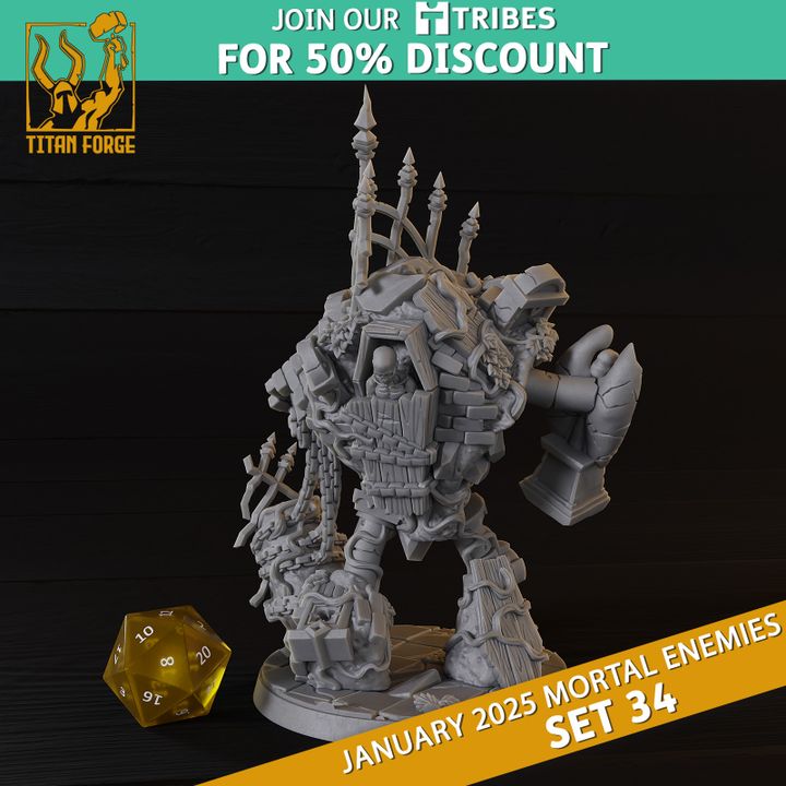 3D Printable RPG - Monsters DnD 5e - Mortal Enemies Set 34 by Titan ...