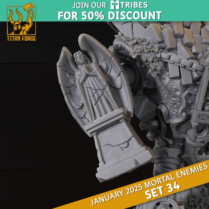 3D Printable Grave Golem - Monsters DnD 5e - Mortal Enemies Set 34 by ...