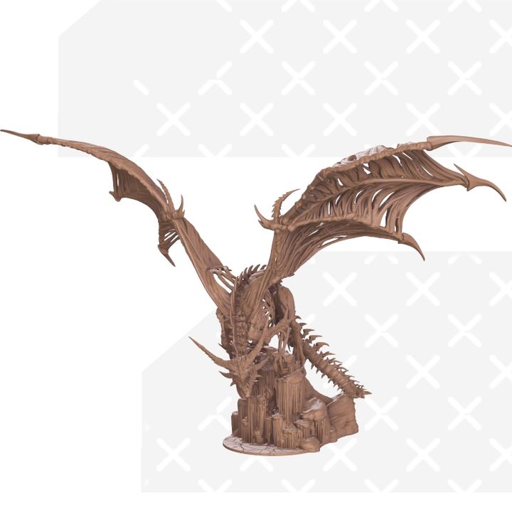 3D Printable Warcraft-Frost Dragon-3D Printing Drawings 3D print model ...