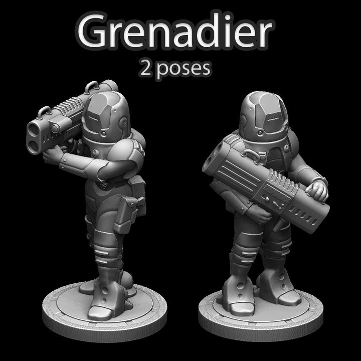 3D Printable Grenadier by WerewolF