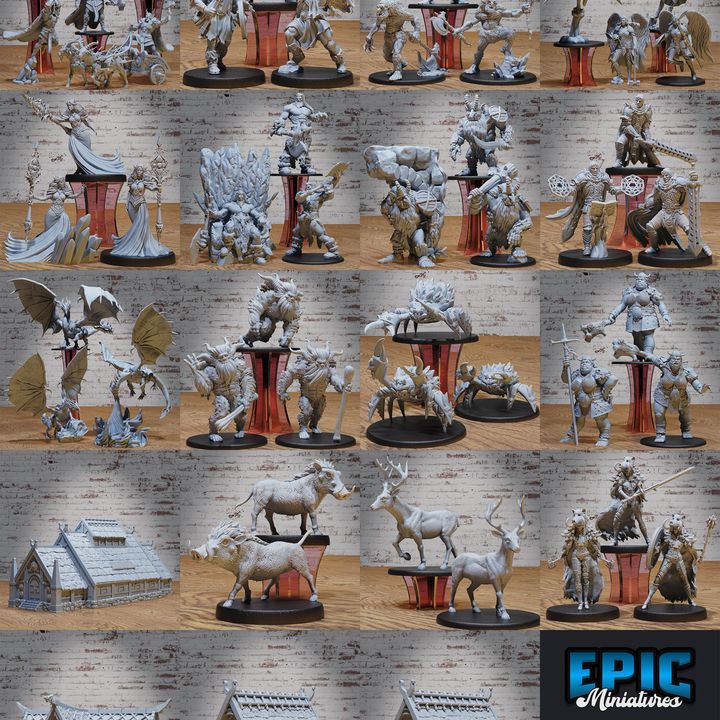 3D Printable Northern Tales Set / Viking & Norse Encounter / Winter ...