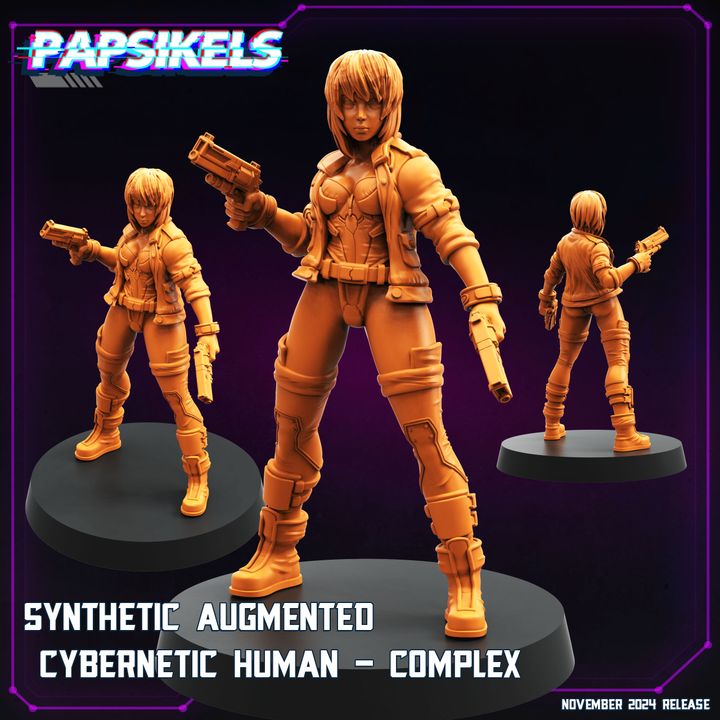 3D Printable SYNTHETIC AUGMENTED CYBERNETIC HUMAN SET by PAPSIKELS ...