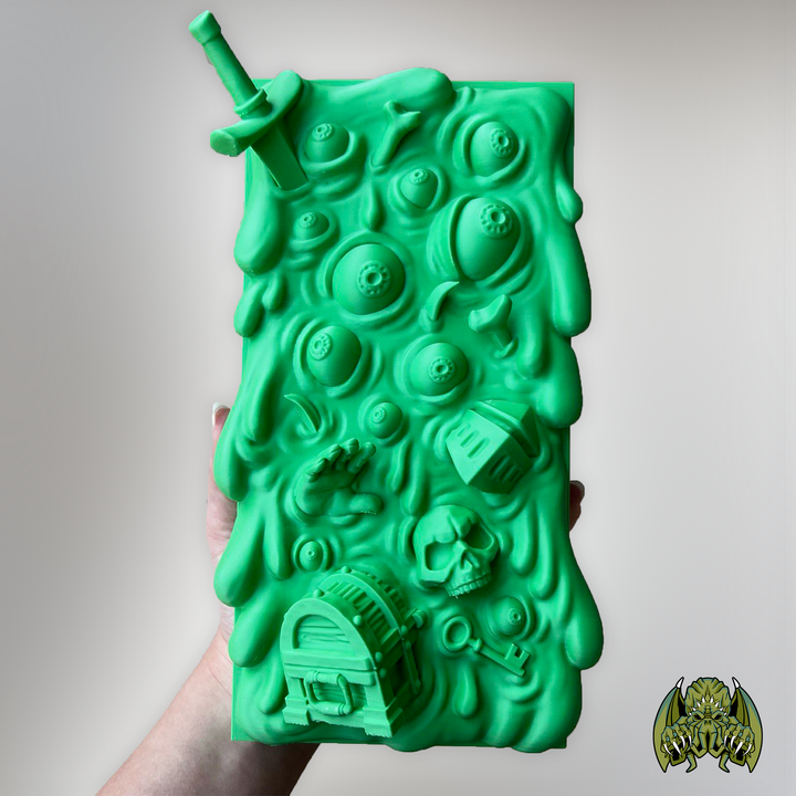 3D Printable Slime Booknook [FDM/ Resin BOOK NOOK] by Booknook of Madness