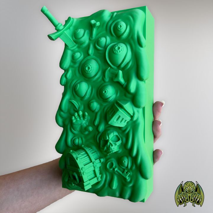 3D Printable Slime Booknook [FDM/ Resin BOOK NOOK] by Booknook of Madness